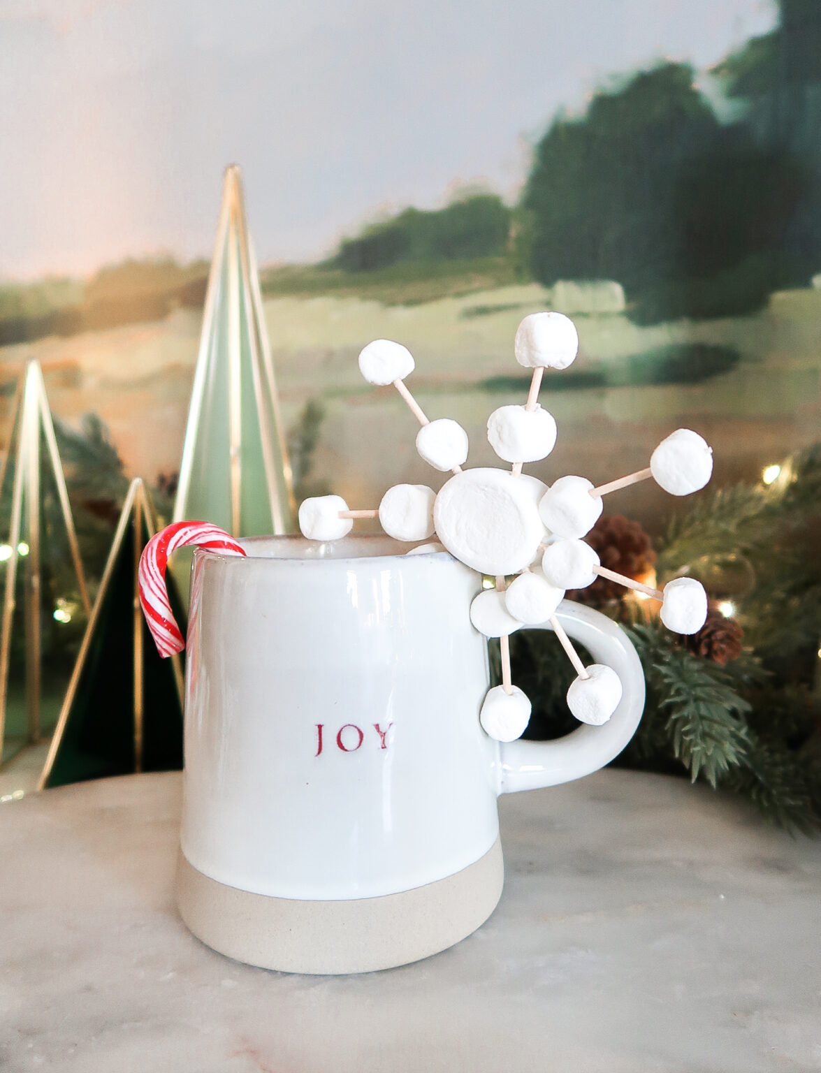 Easy DIY Snowflake Mug Topper - Hayden M Ward